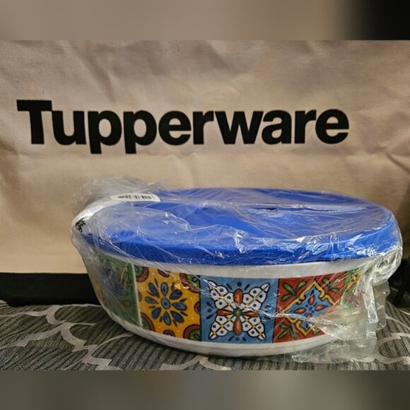 Tupperware | Kitchen | Exclusive Tupperware Talavera Canisterserving ...